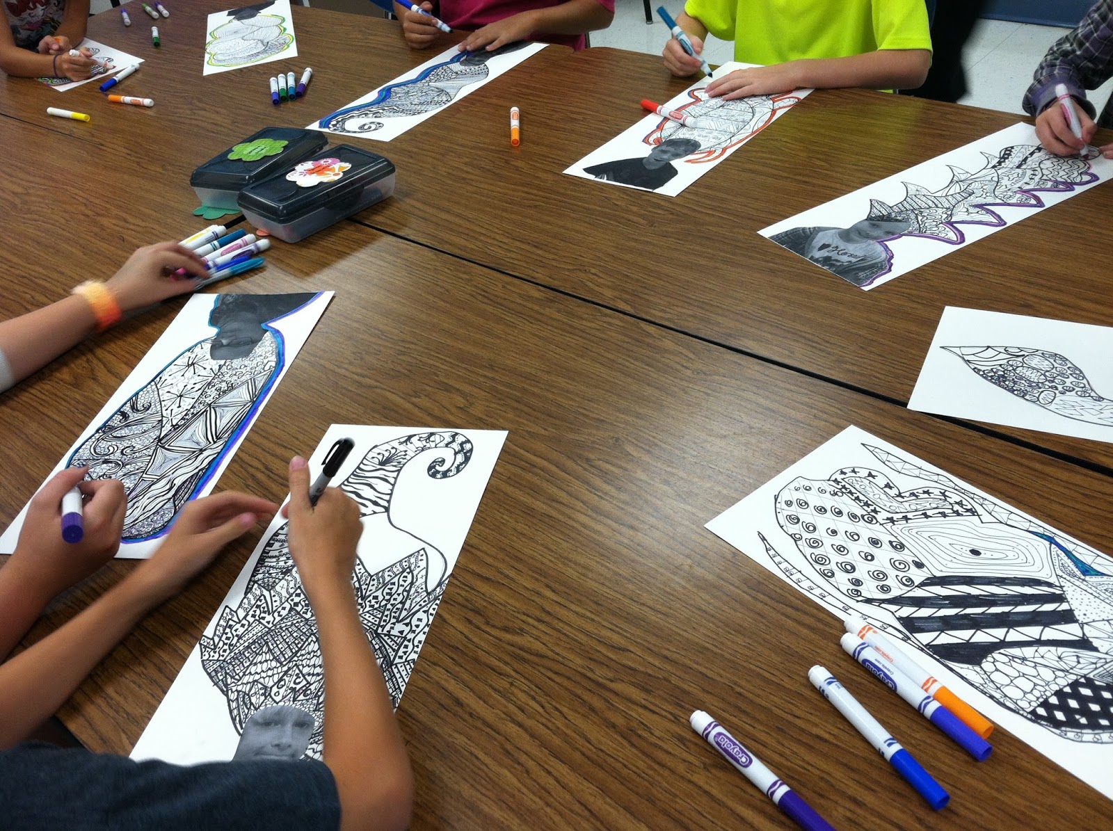 Wahoo for Art!: Bad Hair Days!