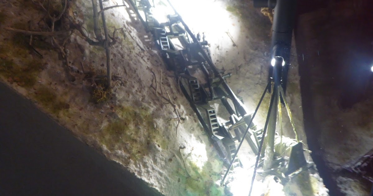 Toy soldiers and real battles: Model of V-3 cannon (Vergeltungswaffe ...