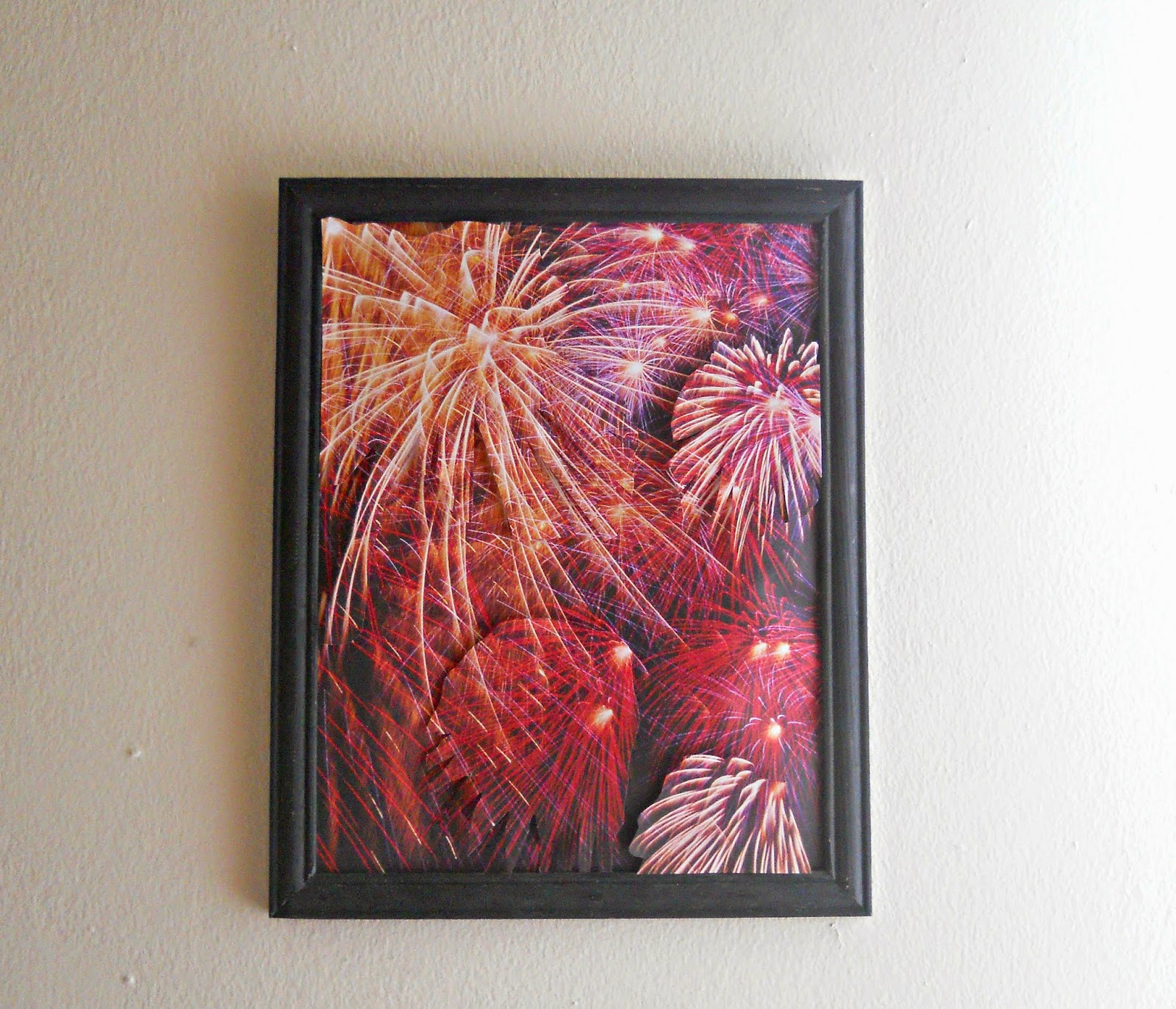 3D Firework Wall Art DIY - Running With A Glue Gun