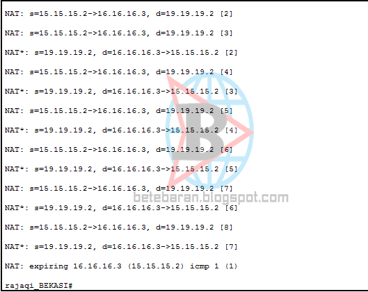 Konfigurasi dan Penjelasan Dynamic NAT with Overload - Betebaran Ilmu