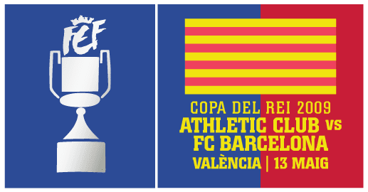 Football teams shirt and kits fan: Barca 2009 Copa Del Rey Sleeve Patch