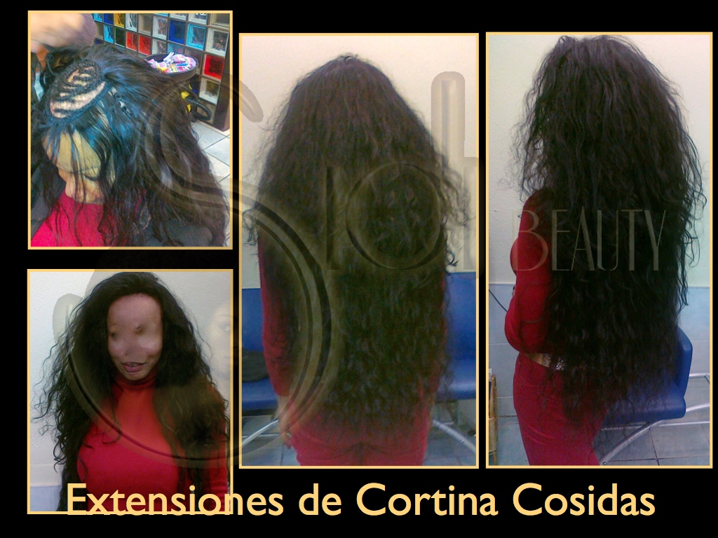Tipos de Extensiones de Pelo Cosidas