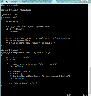 Robots and Electrons: Building a Python interface to C for the ...