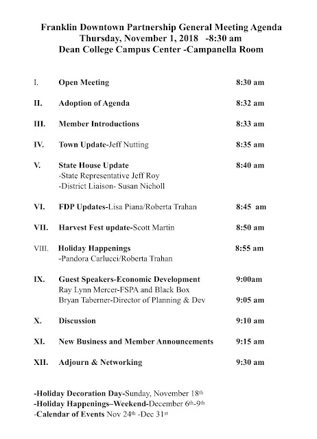 Franklin Downtown Partnership: 2018