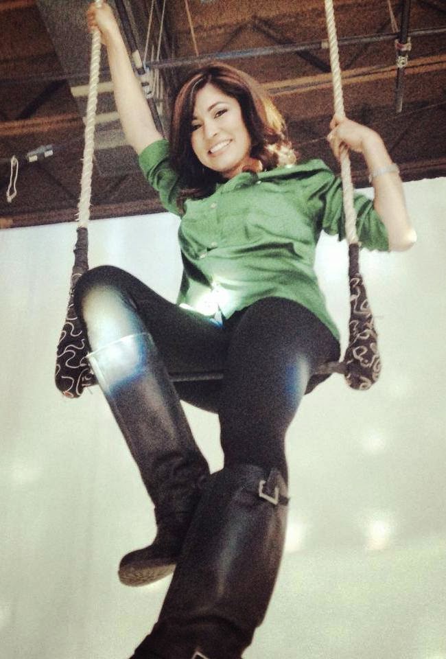 The Appreciation Of Booted News Women Blog Syleste Rodriguez Swings Through The Air With The