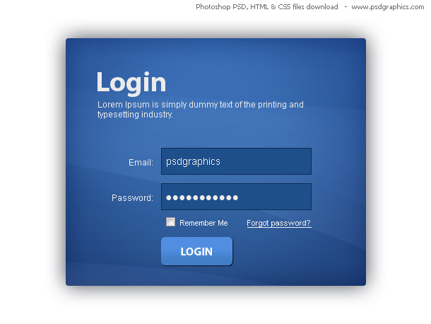 Login Web Page Samples Friendship