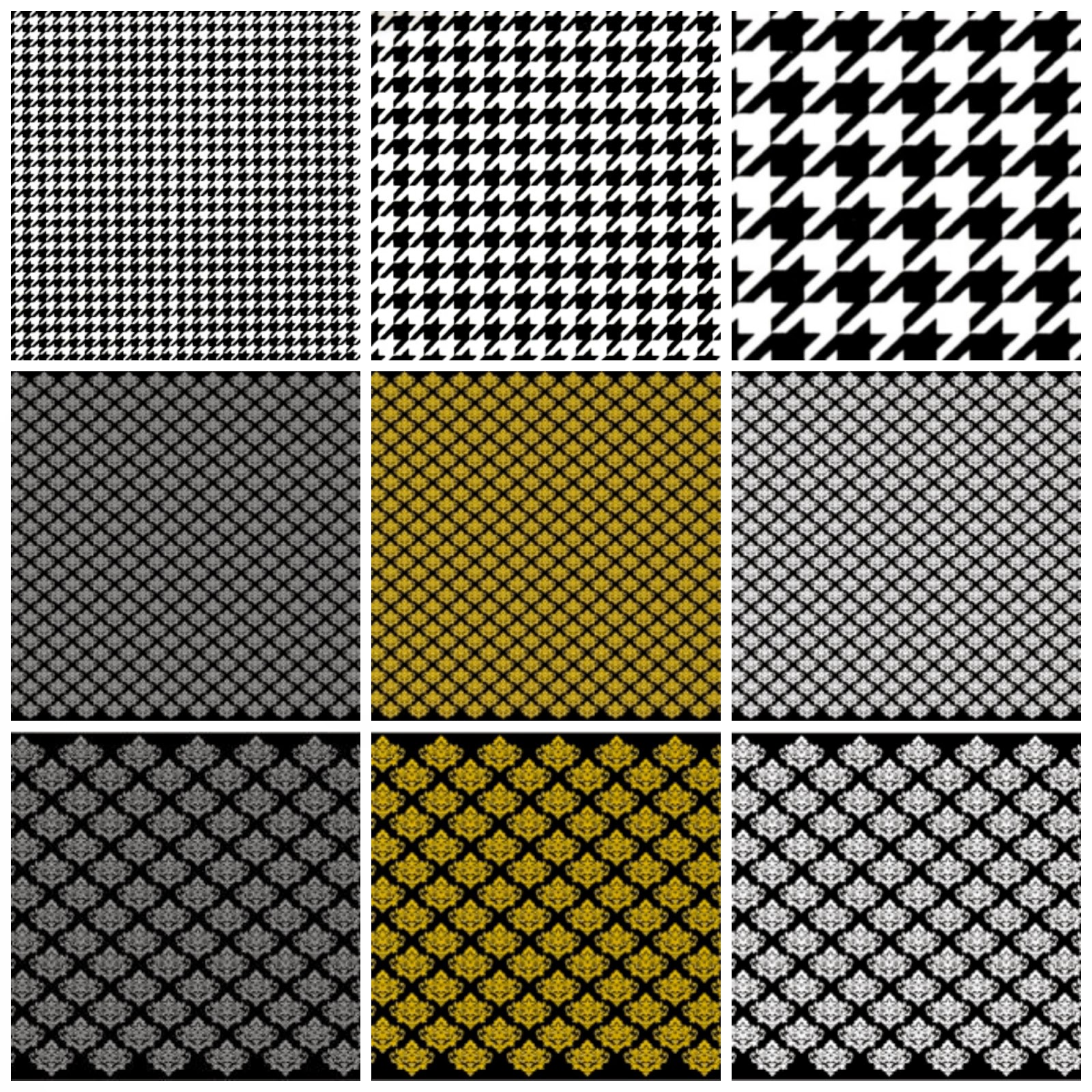 Patterned Vinyl Options ~ Lundt Lettering and Design