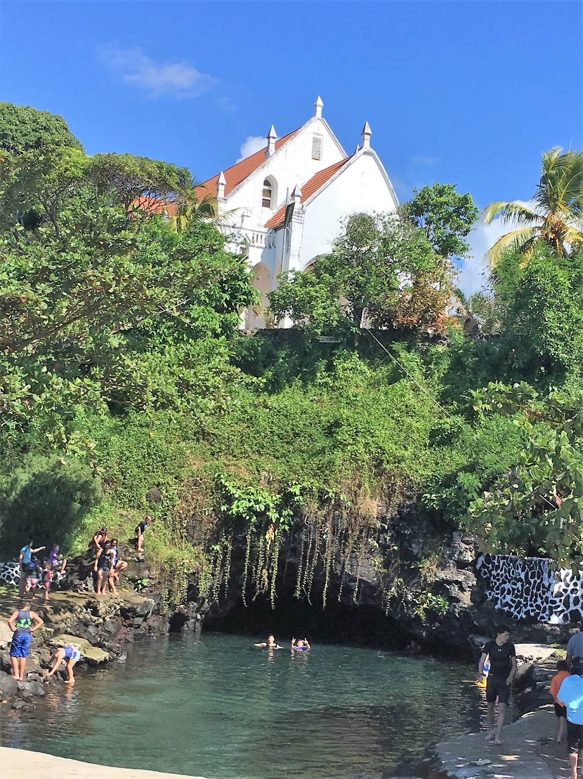 ALittleSamoanMission: Ward Party - Cave pools