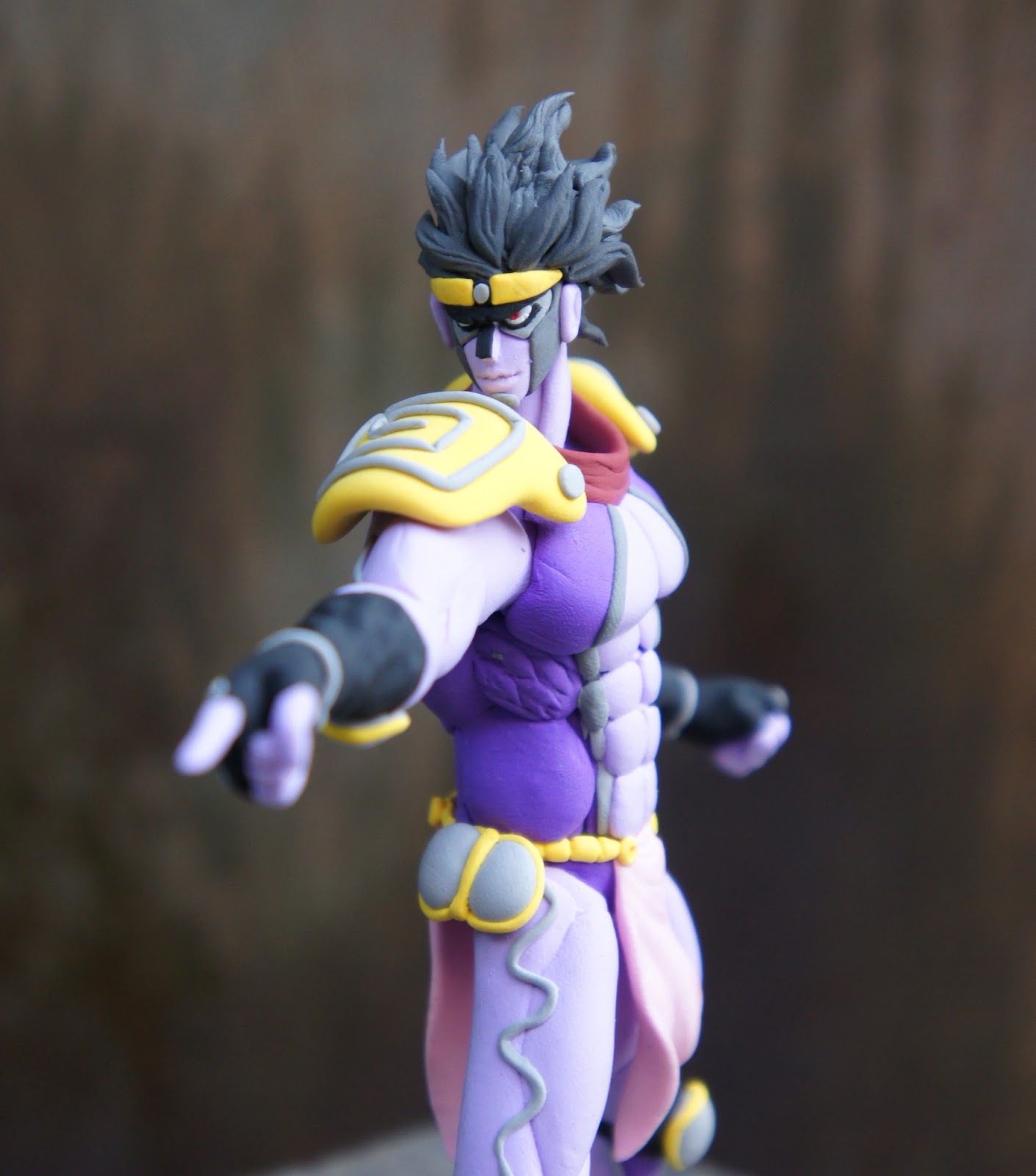 KarnclayparK: Star Platinum model clay From JoJo's Bizarre Adventure