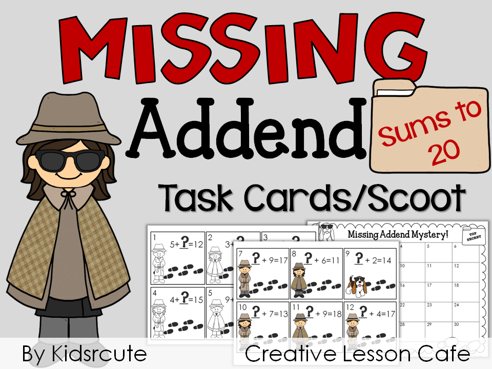 Creative Lesson Cafe: Math Fact Fluency Scoots