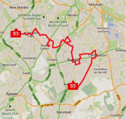 London buses one bus at a time: the return: The S3 Route