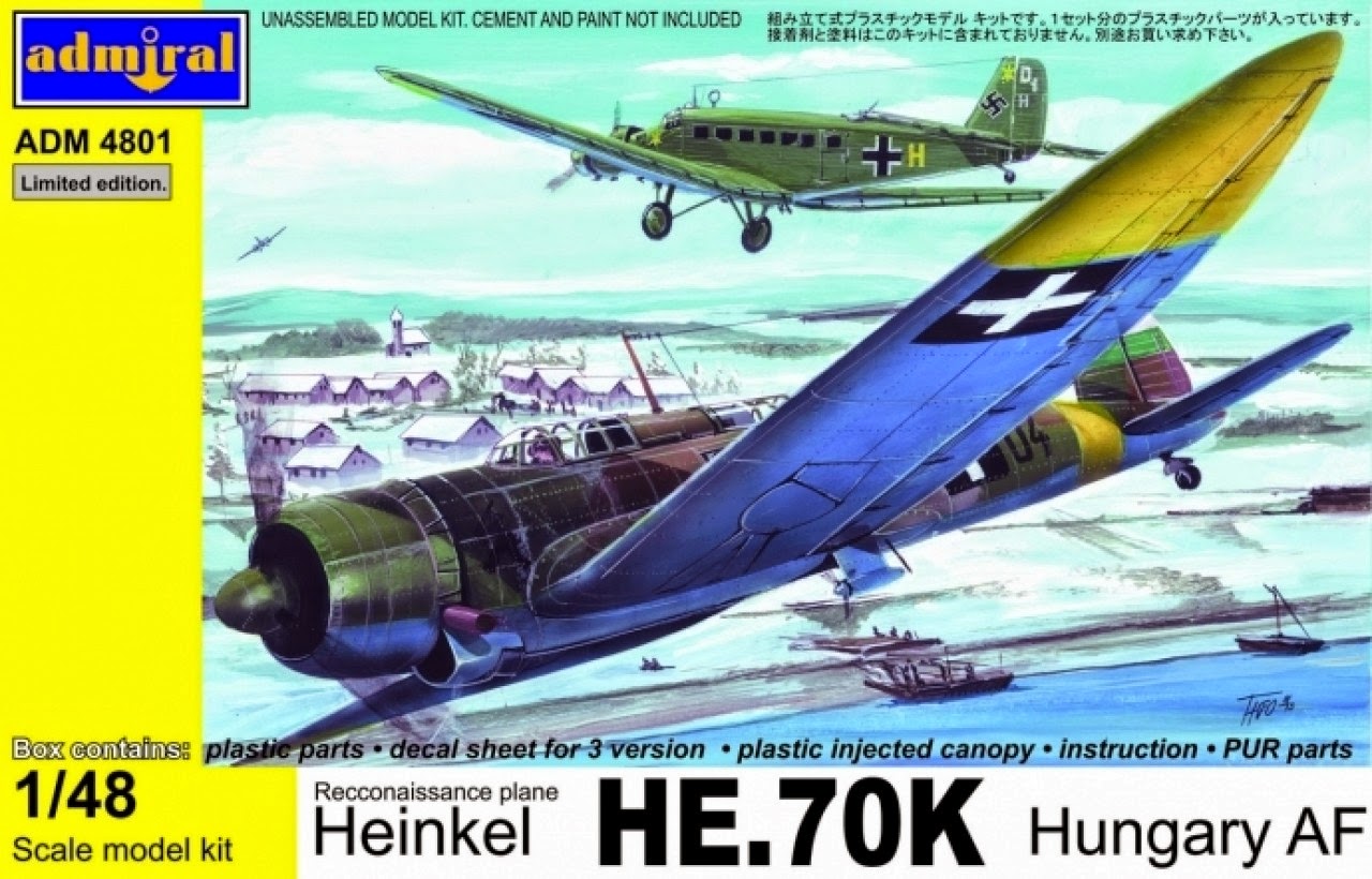 Airplanes in the skies + FAF history: Heinkel He 70