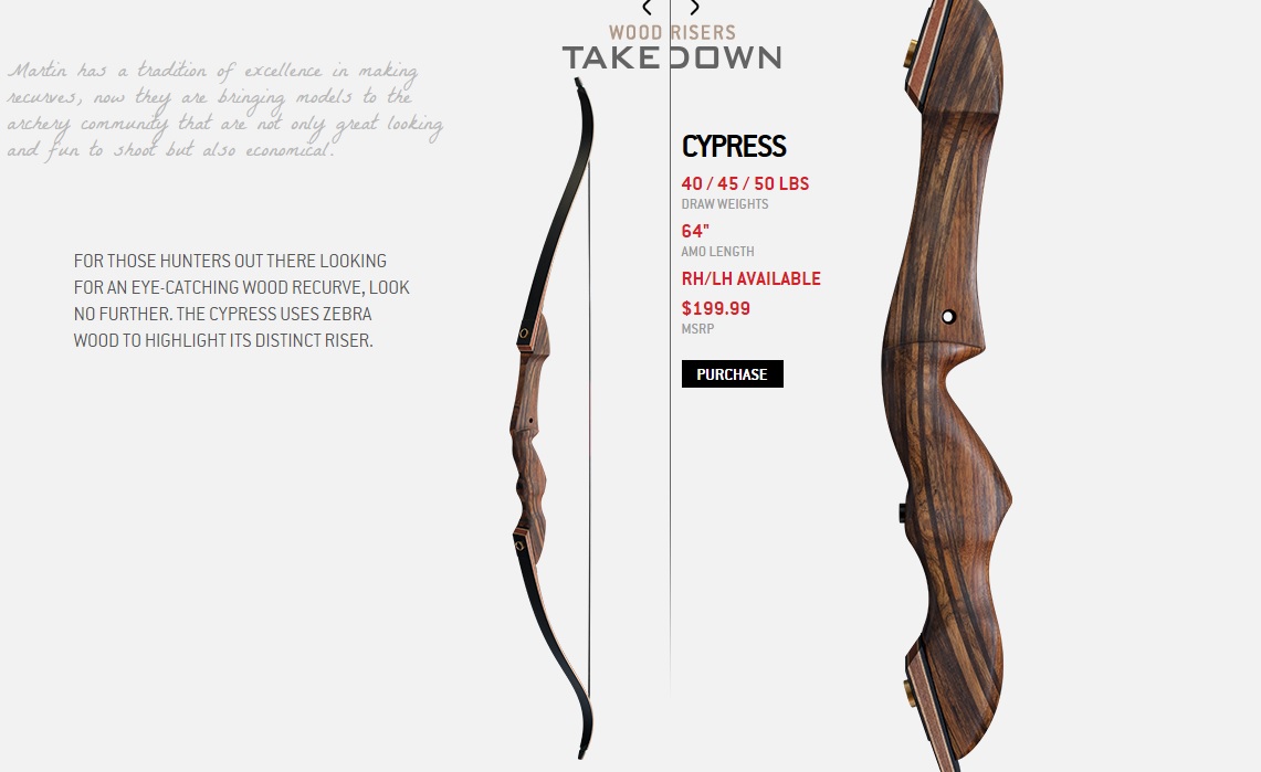 Martin Recurve Bow