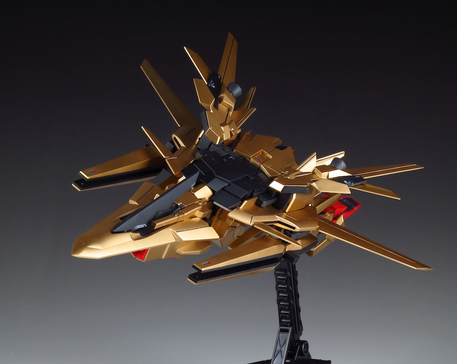 HGUC 1/144 Delta Gundam Kai - gold plated - custom build