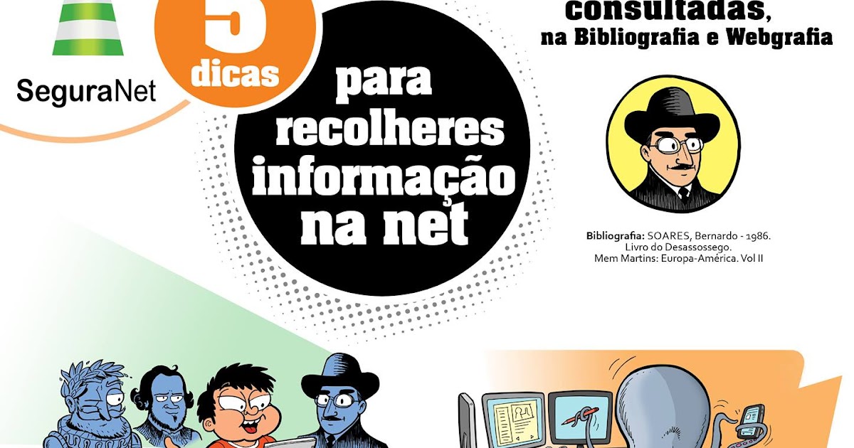 Leituras a mil: Segura Net - 5 dicas