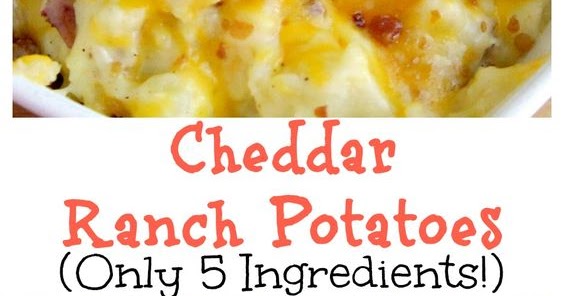 Baked Cheddar Ranch Potatoes, Cheesy Red Potatoes Recipe - Girls Dishes