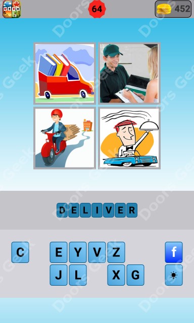 The New: 4 Pic 1 Word Level 64 Answer ~ Doors Geek
