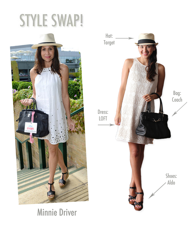 Style Swap: Minnie Driver's White Dress | Viva Fashion
