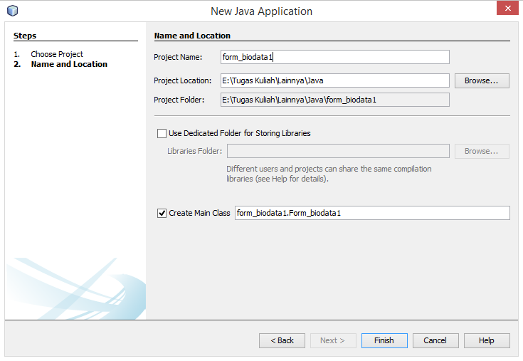 Laporan Pratikum BP2 Bersa Suhana: Membuat Form Biodata menggunakan ...