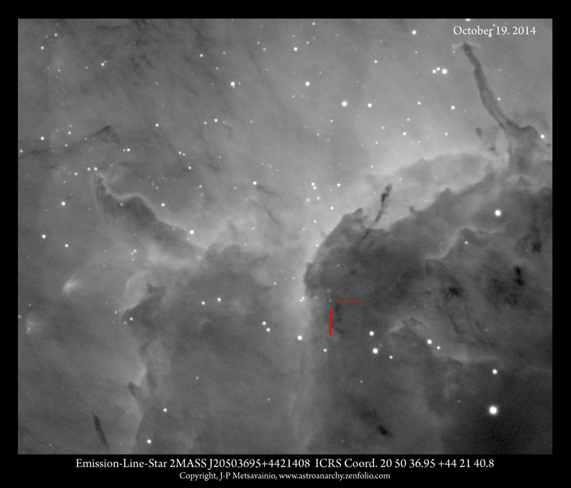 Astro Anarchy: Variable star in the Pelican Nebula