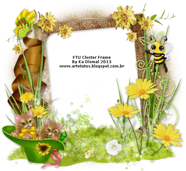 Art e Tutos: Bee Fairy (PTU) - Com Cluster Frame (FTU)