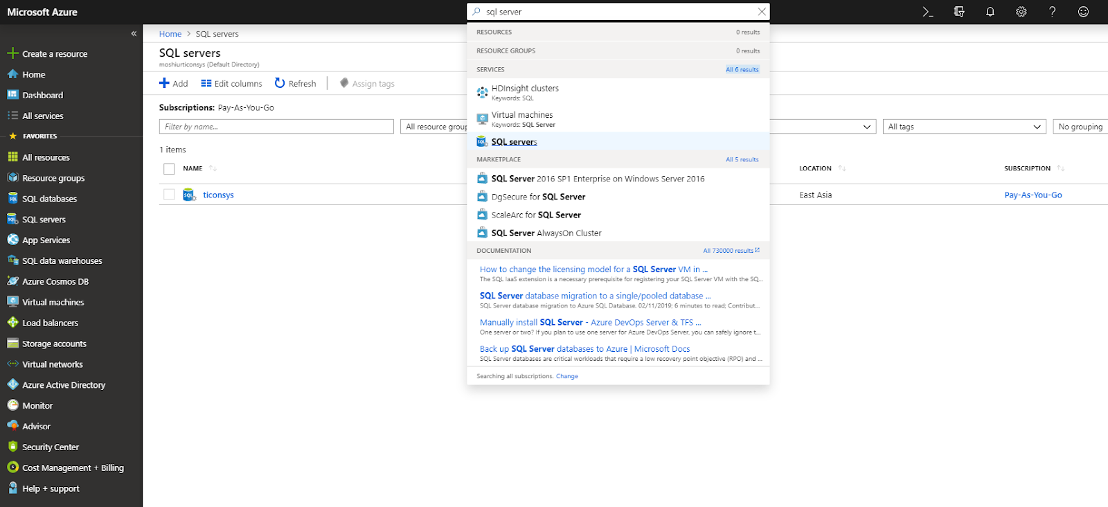 Azure Sql Firewall Configuration