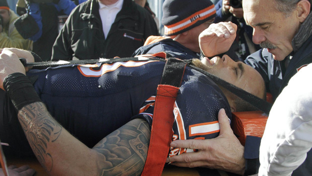 Johnny Knox Injury: Bears WR Suffers Back Injury, Is Carted Off After ...