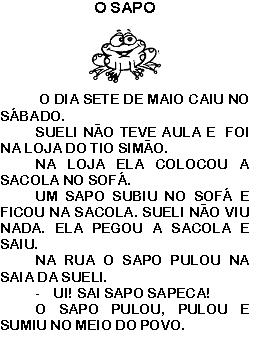Dicas de Aprendizagem: Leituras: pequenos textos envolvendo todas as ...