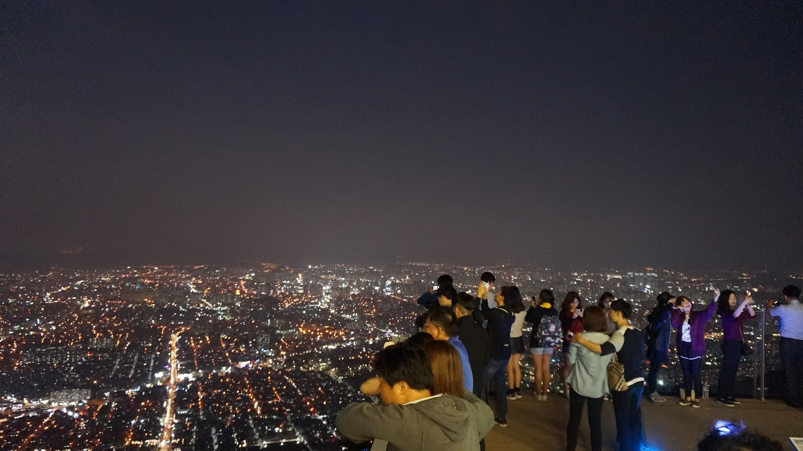 Night Scenery in Korea - Scenic Summer Night View from Apsan Mountain ...