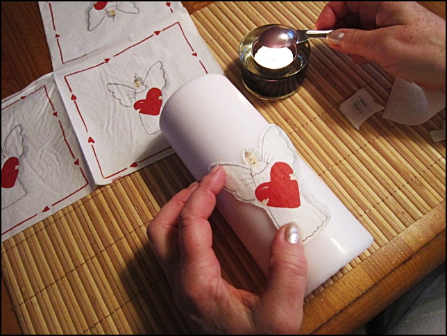 .Evas Kvarnaro: Ljus och servetter