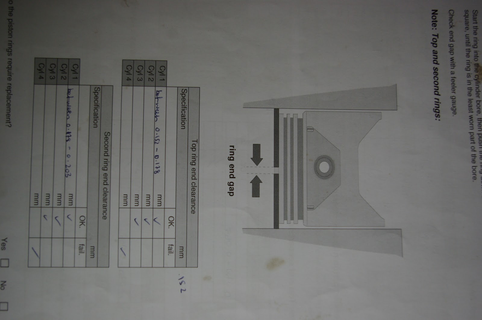 Engines: Cylinder Block Measurements