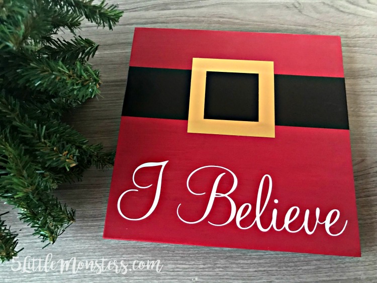 5 Little Monsters: I Believe Sign