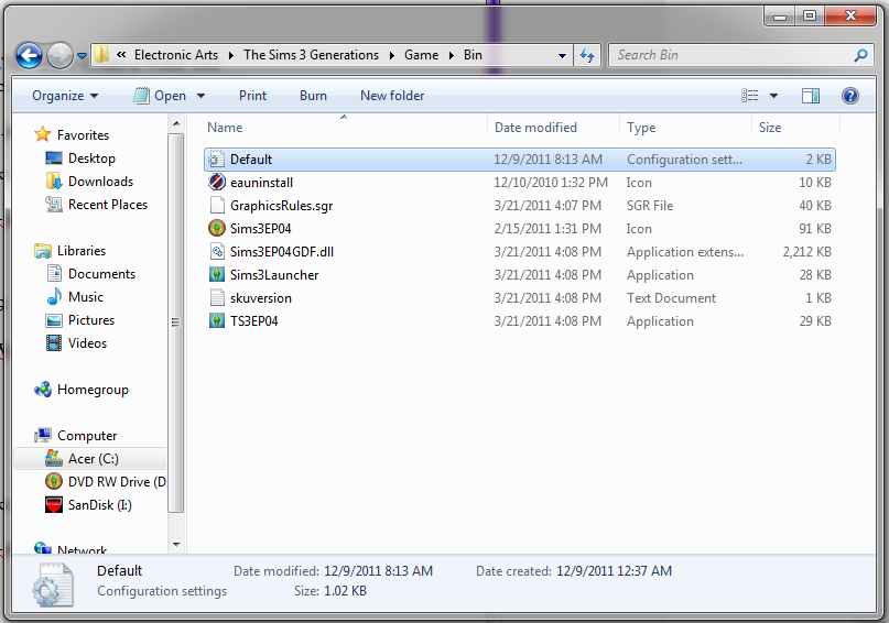 The Sims 3 Game Bin Folder Download - funtymovement
