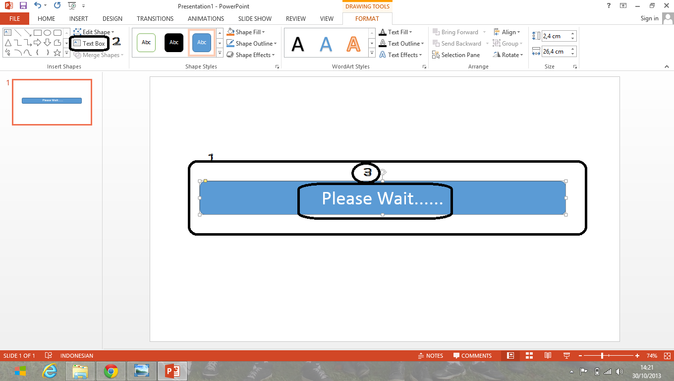Membuat animasi loading di powerpoint | Belajar PowerPoint