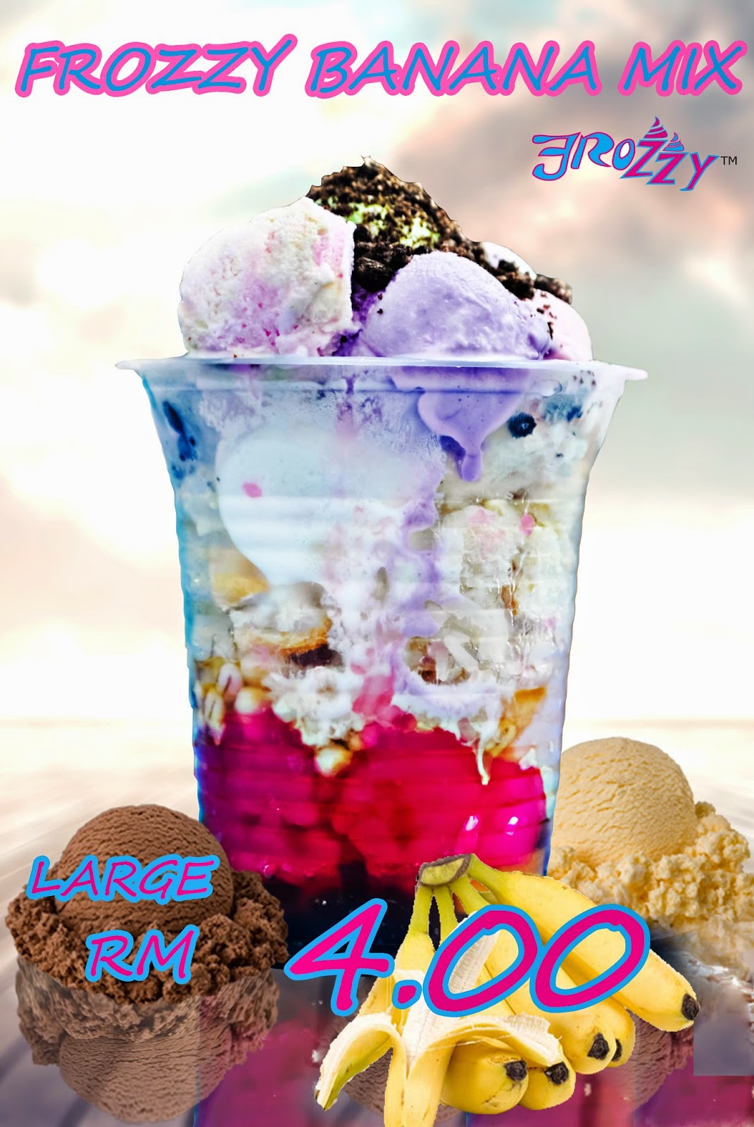 FROZZY ICE CREAM: KIOSK MAMPU MILIK