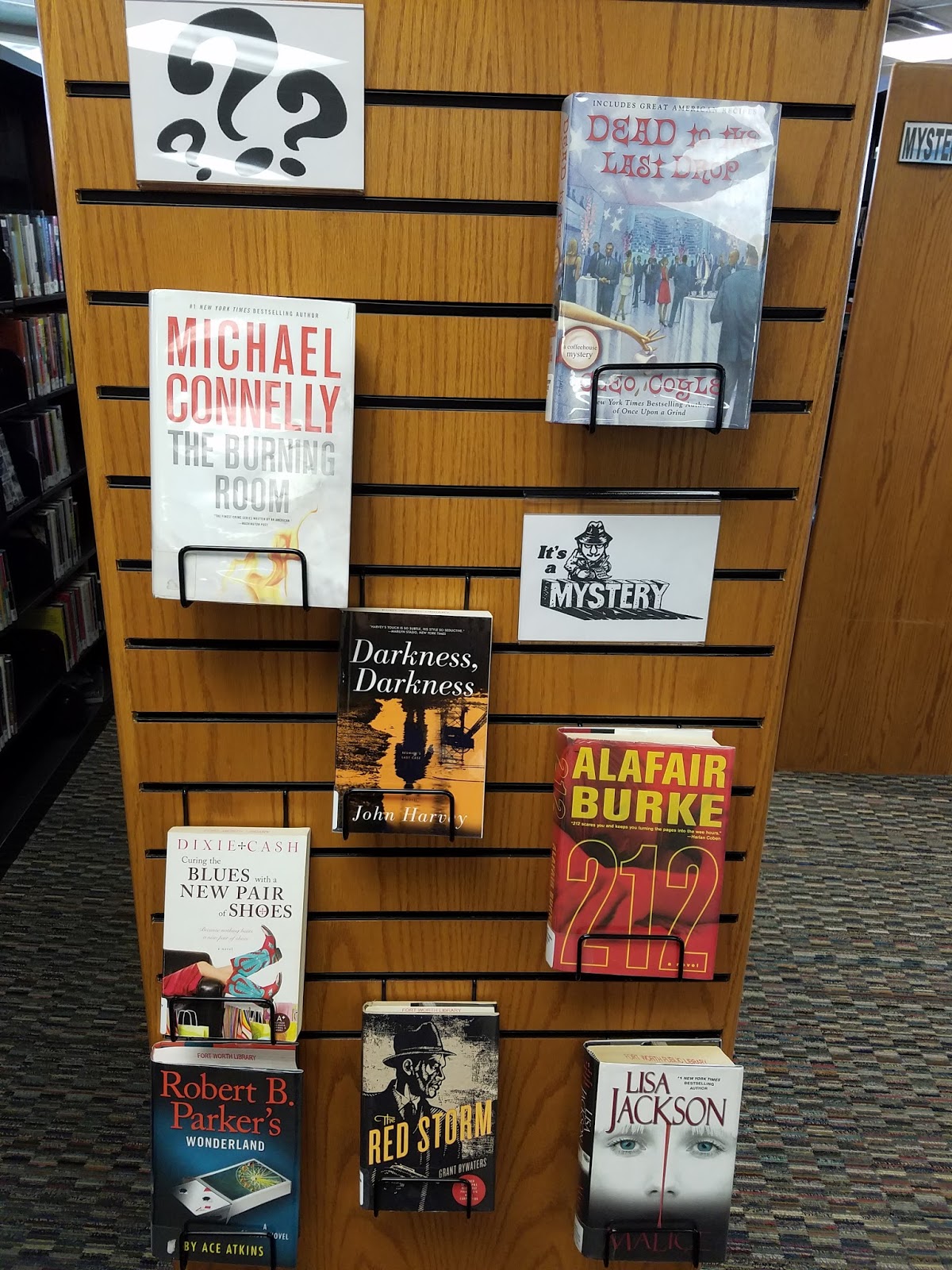 Book 'Em, Bobbi: September displays