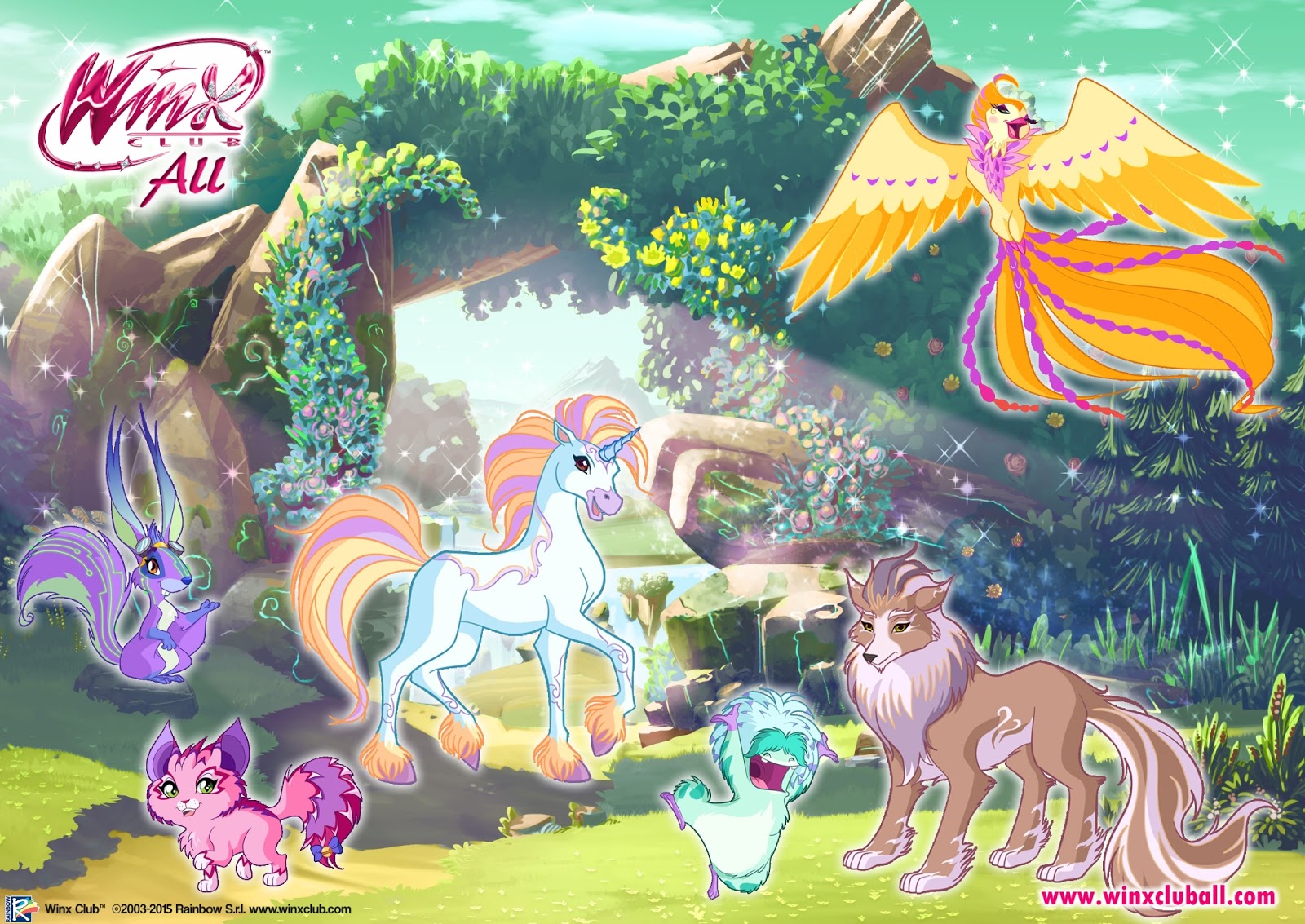 Winx Club Animal Fairies WALLPAPER! - Winx Club All