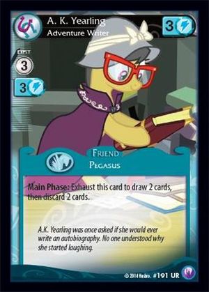 MLP A. K. Yearling, Adventure Writer CCG Cards | MLP Merch