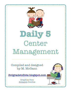 Third/Fourth Grade Tidbits: Daily 5 - Center Management