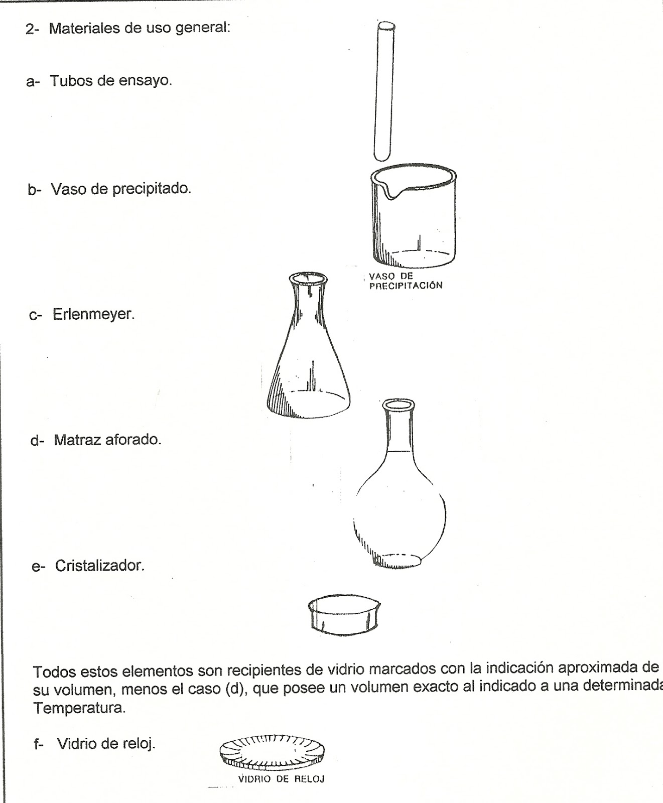 FUNDAMENTOS DE QUIMICA: Trabajo práctico Nº2: Elementos de laboratorio