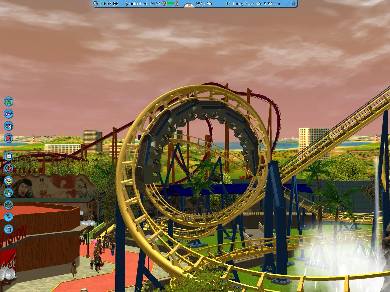 Custom Track~ Vekoma Whirwind Coaster ~ :: SchereR RCT3