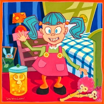 Stephen Holman's LIFE WITH LOOPY exhibition at the HIVE GALLERY