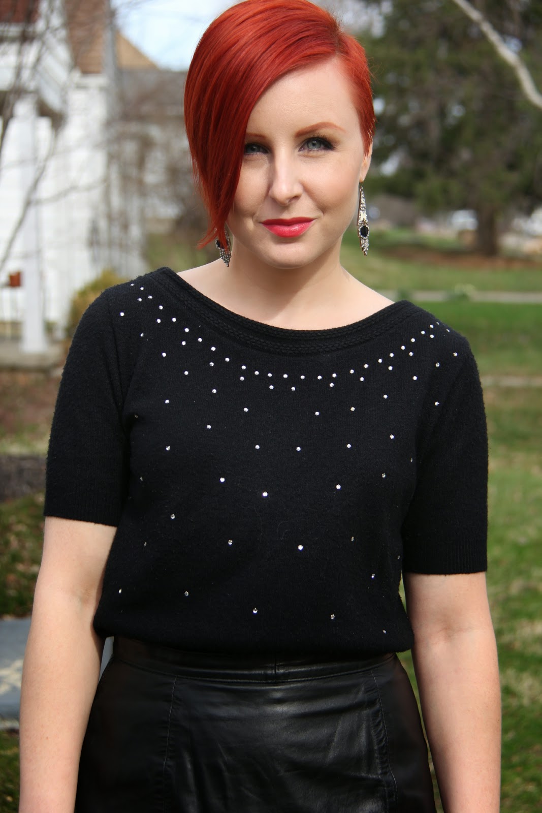 Thrift and Shout: Cute Outfit of the Day: All Black