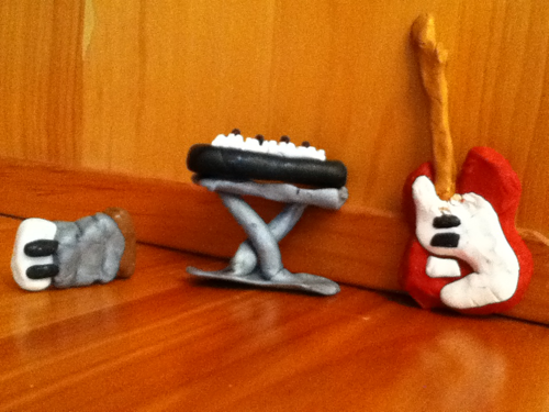 Big Turtle SDC: Clay Sculpture-Musical Instruments