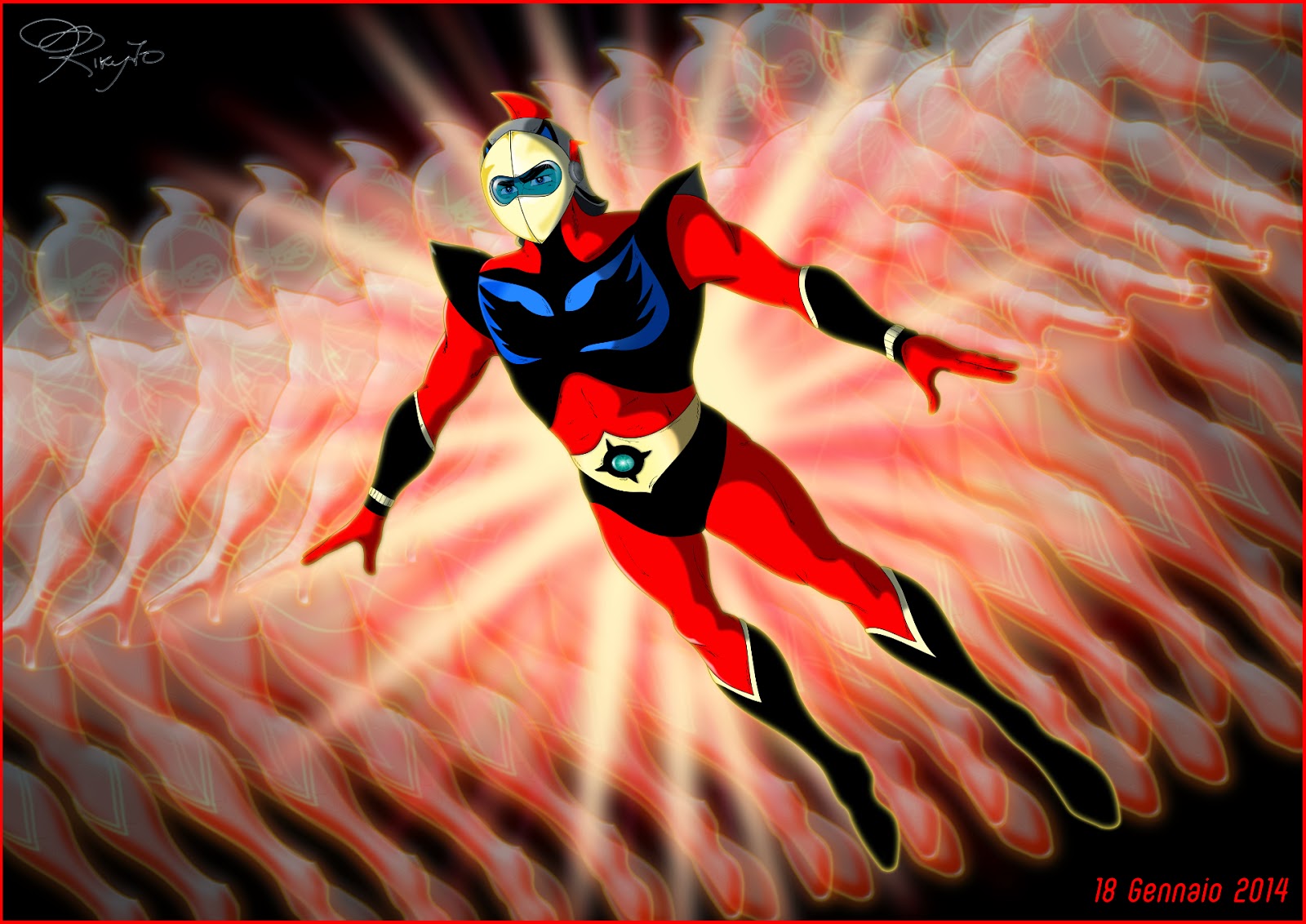 RikyBlog: Duke Fleed - Actarus trasformazione Goldrake - liberamente tratto