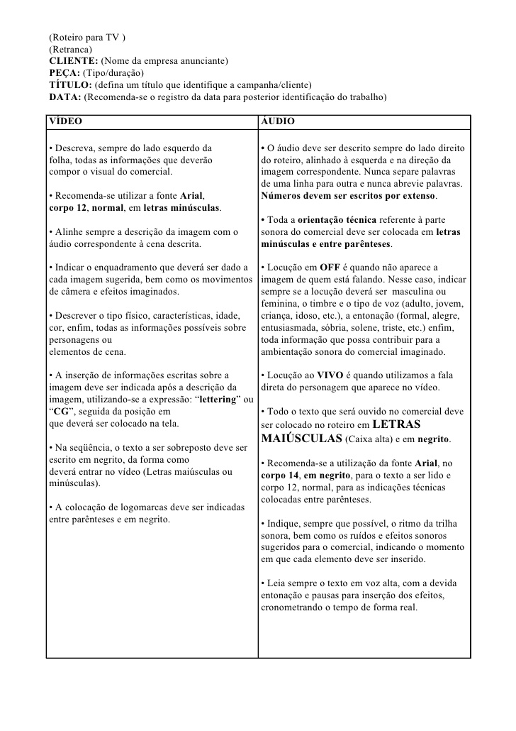 IMG FILMES: Como fazer um bom roteiro publicitário