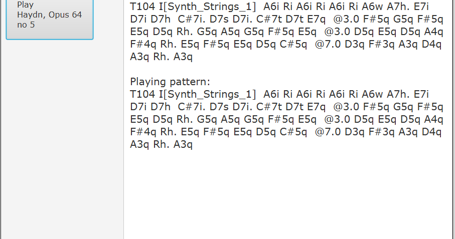 33 JFugue Tutorials: JFugue20. Haydn Opus 64 no 5
