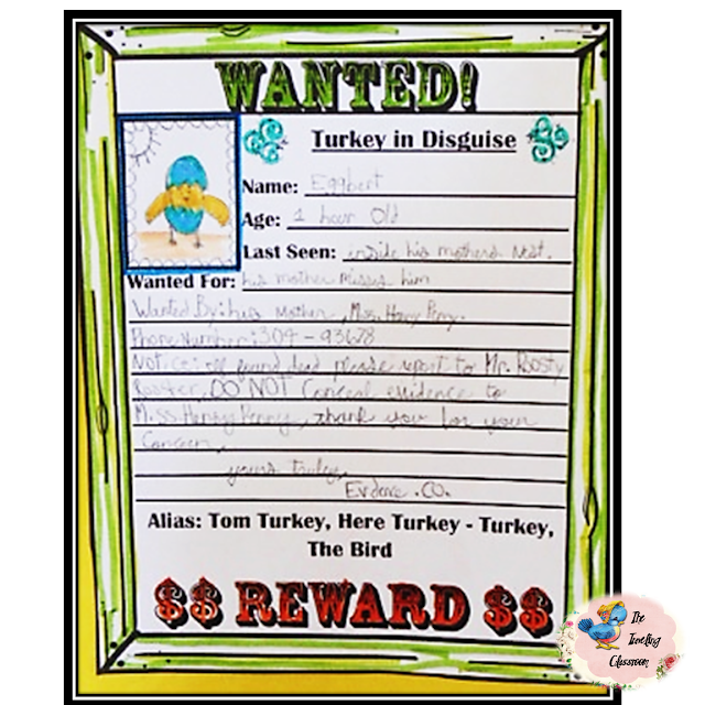 The Traveling Classroom: Turkeys In Disguise - Gobble - Gobble! {FREEBIE}