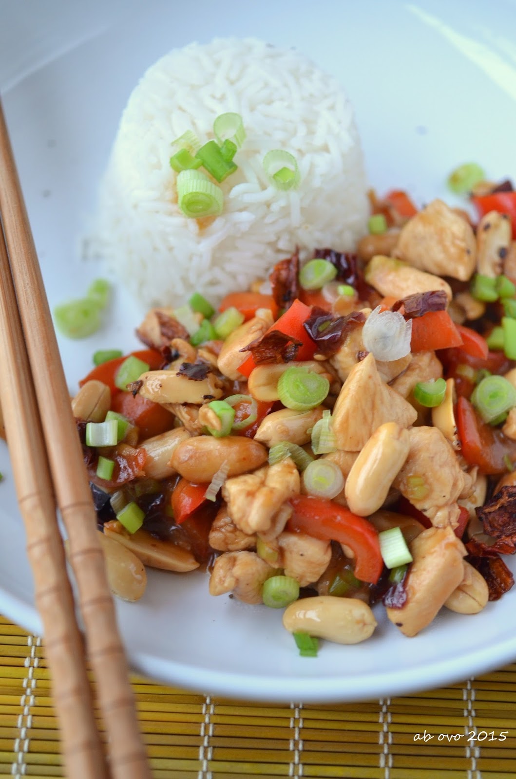 Ab oVo. Blog di ricette: Pollo Kung Pao (Gong Bao Ji Ding)