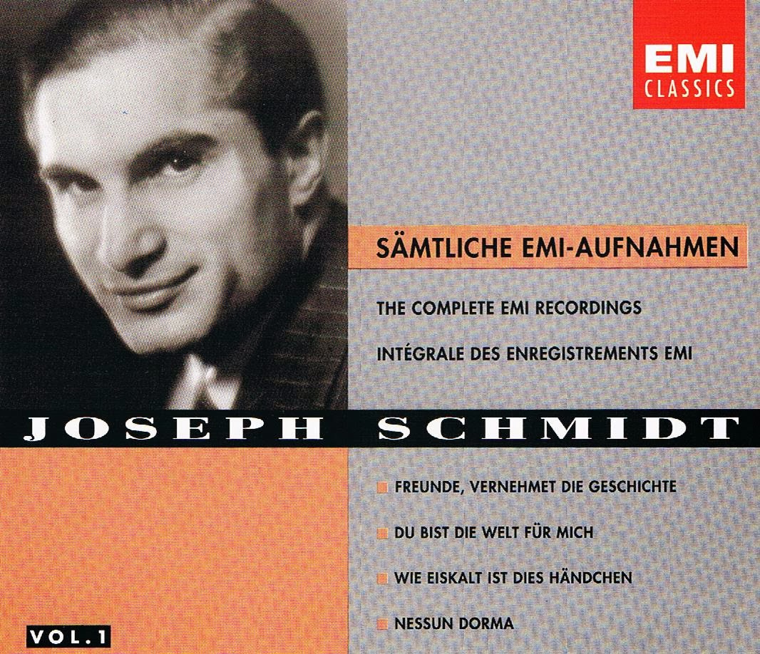 afina tus oidos: Joseph Schmidt Tenor Vol.1